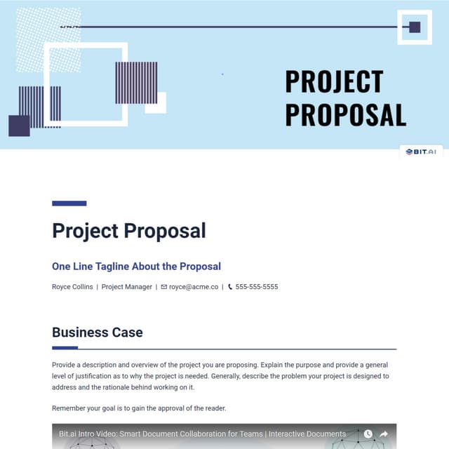 Project proposal template | PDF | Technology & Computing