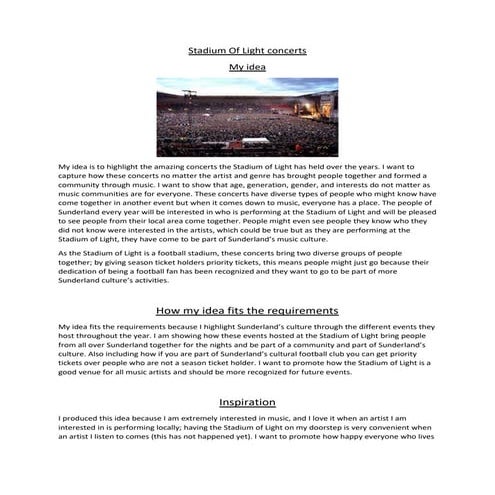 Project rational - concerts.docx