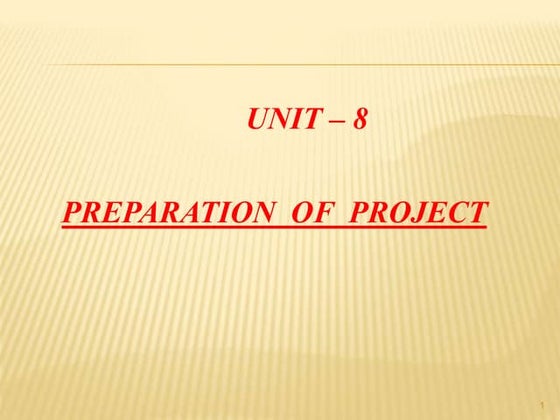 Project Formulation | PPTX