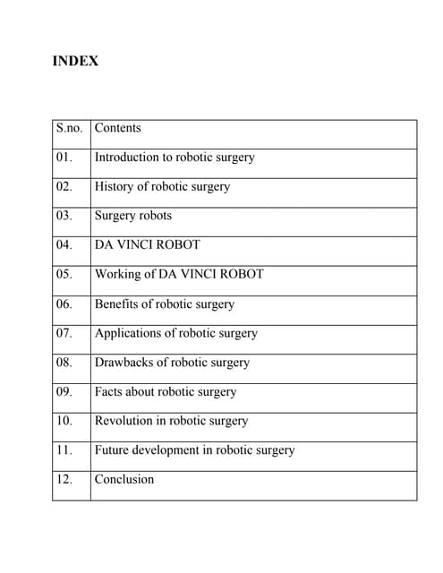 Robotic surgery - Principles | PPTX