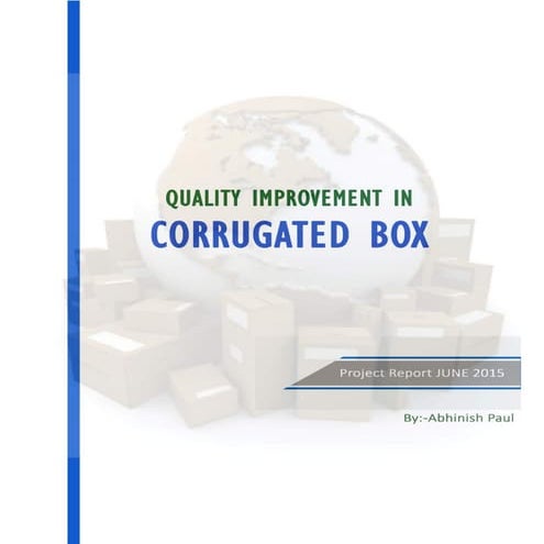 Corrugated box study | PDF