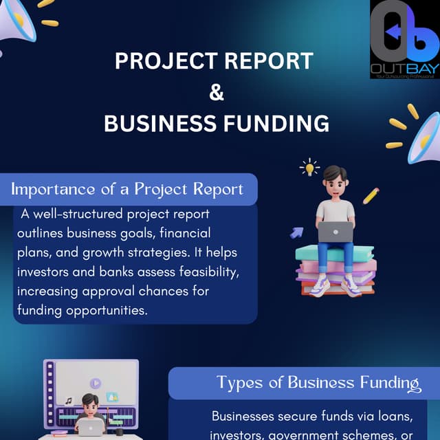 Project Report & Business Funding infographics | PDF