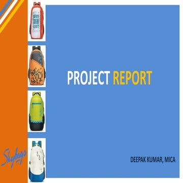 Project report deepak_kumar (1) | PPT