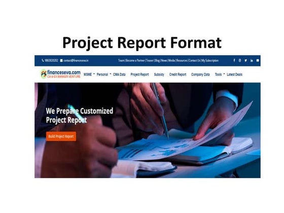 Project Report Sample | PDF