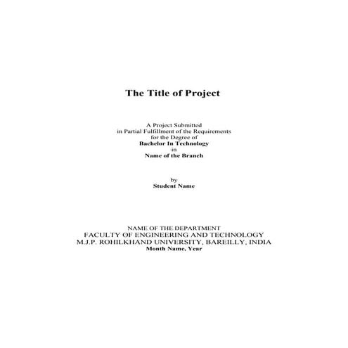 Project report format (1) | PDF