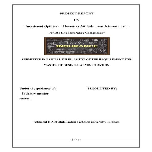 Project report of Administration | PDF