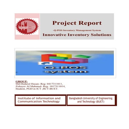 Project Report Of Inventory Management Software [POS] | PDF