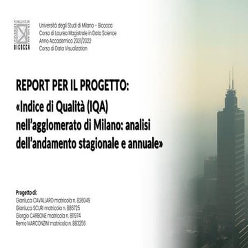 Milano Air Quality: Interactive Data Visualization | PDF | Indoor Environmental Quality | Home ...