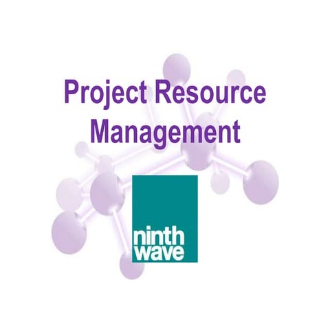 Project Resource Management-Good one.ppt