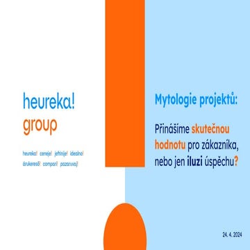 Project Restart 2024: Jiří Langr - Mytologie projektů | PDF