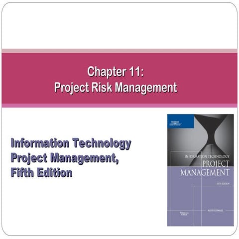 Project Risk Management for computer science.ppt