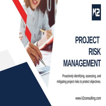 Project Risk Management: Proactively Managing Uncertainty for ...