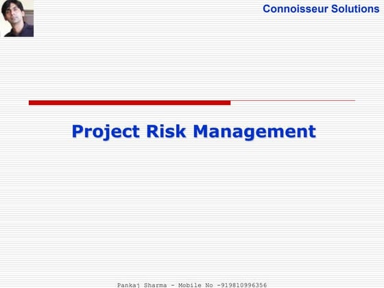 Risk Mitigation, Monitoring and Management Plan (RMMM) | PPT