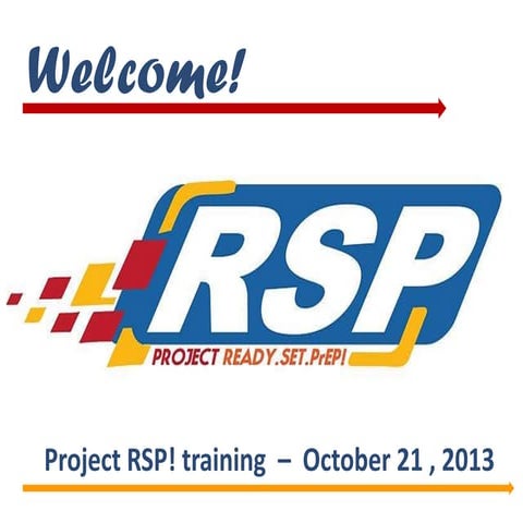 Project RSP! training on PrEP - updated November 2013 | PPTX