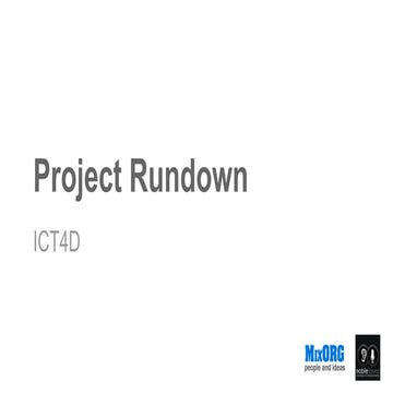 MixORG ICT4D Project brief | PDF