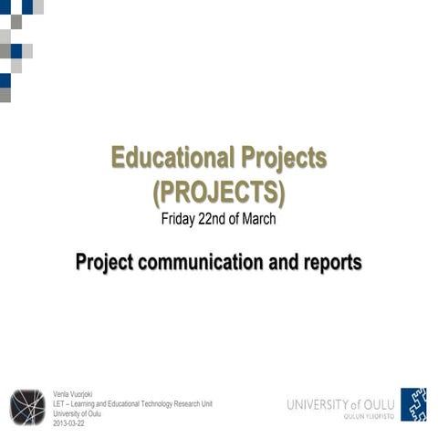 Projects 2013 03-22-slideshare_version | PPT