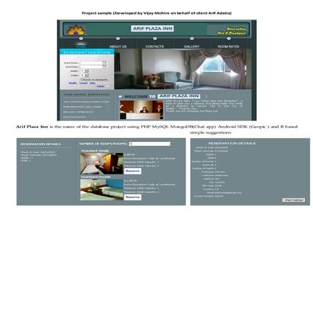 Project Sample Php Mysql Android Mongodb R Pdf 3507