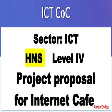 Project sample internet cafe.pptxffffffgh | PPTX