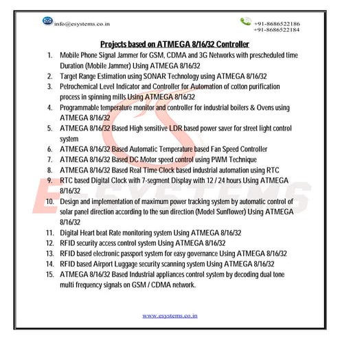 Projects Based On Atmega Controlleer Pdf 