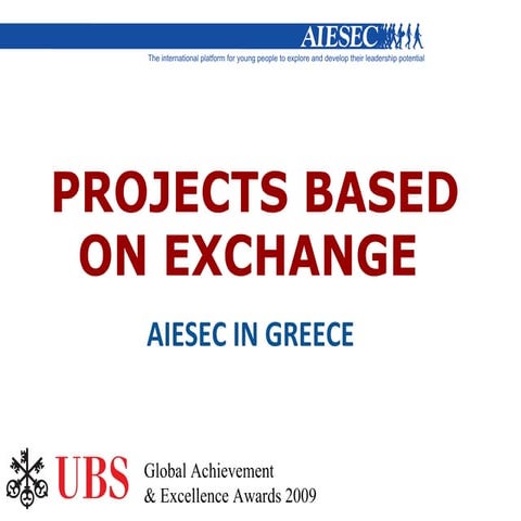 Projects Based On Exchange | PPT | Education industry | Industries