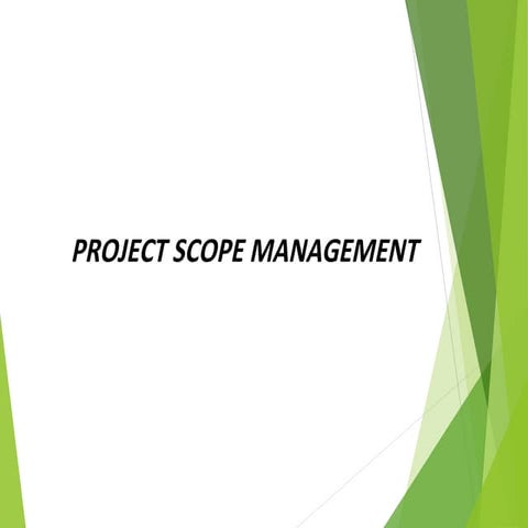 Project Management - Scope Management.ppt
