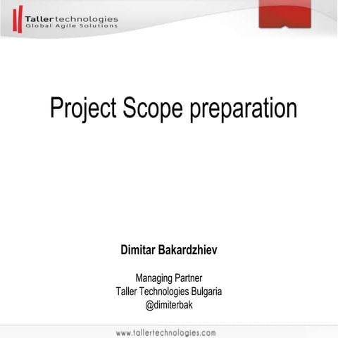 05 project scope management | PDF