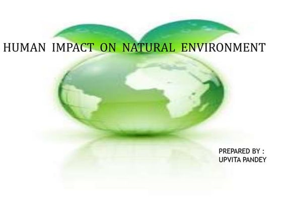 Human impact on environment | PPT