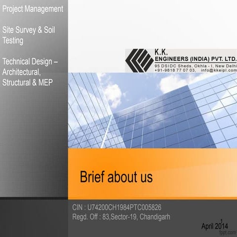 Project service provider K K Engineers (India) Pvt Ltd | PPT