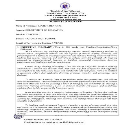 PROJECT SHINE.docx | Professional School | Postgraduate Education