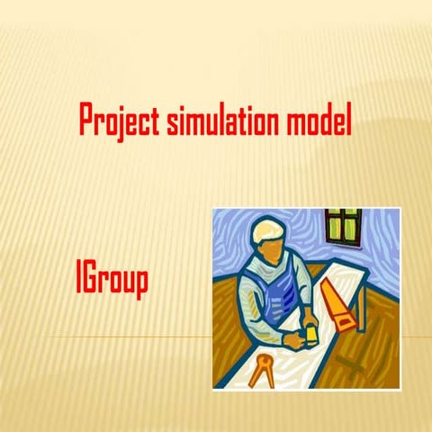 Project simulation model