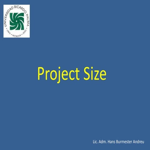 Project Size | PPTX