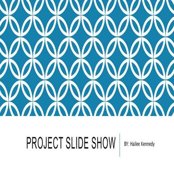 Project slide show | PPT
