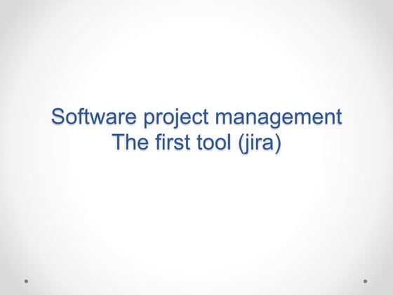 Project Management software and tools used in the CPP | PPTX