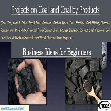 Projects on Coal and Coal by Products | PPTX
