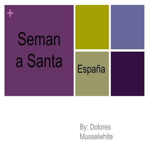 Semana Santa de España | PPTX
