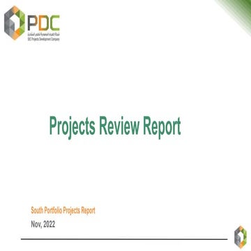 Projects Review Report | PPTX