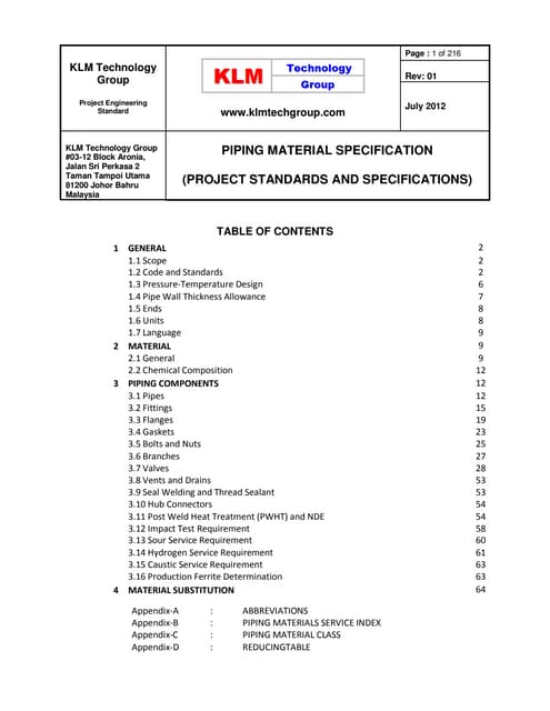 Pipe rack & rack piping | PPT | Technology & Computing