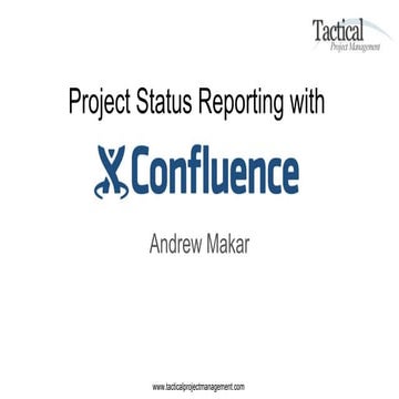 Project status reporting with Confluence | PDF