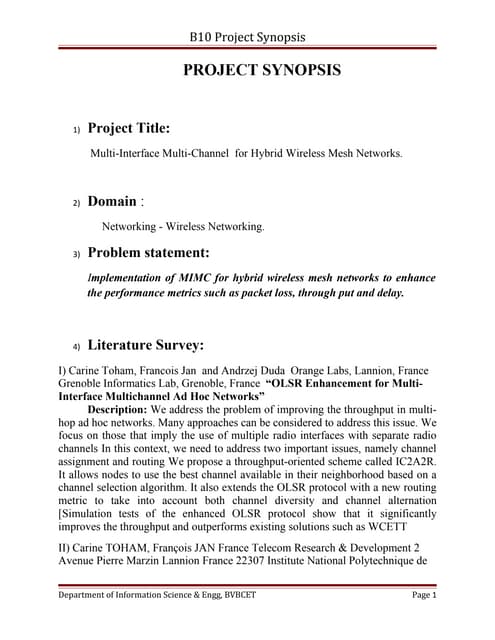Final Year Project Synopsis: Post Quantum Encryption using Neural Networks | PDF