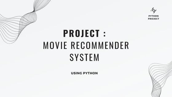 MOVIE RECOMMENDATION SYSTEM.pptx | Operating Systems | Computer ...