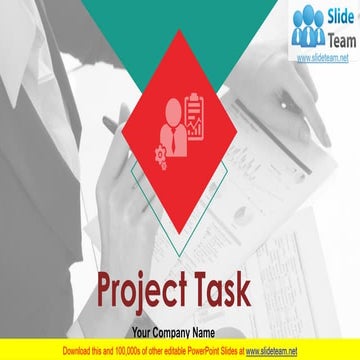 Project Task PowerPoint Presentation Slides | PDF