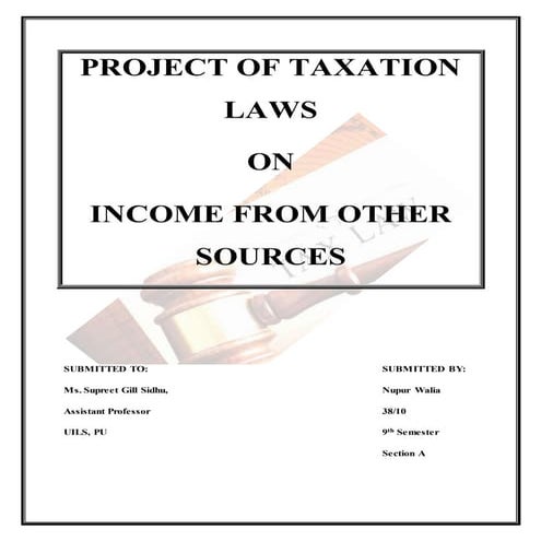 Project tax | DOCX