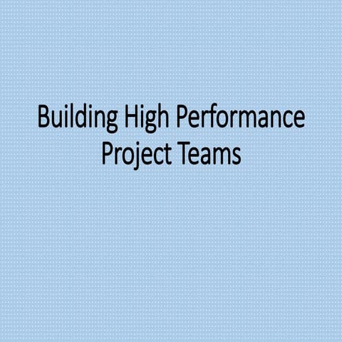 Project team pitfalls | PPTX