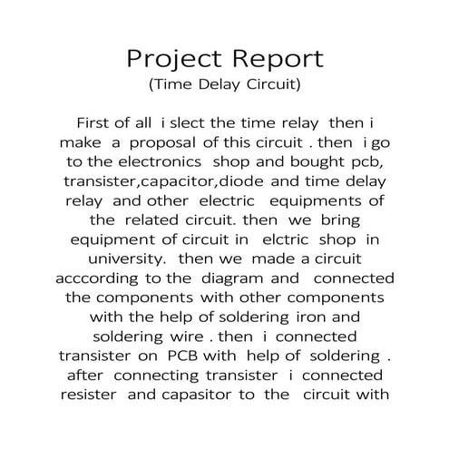 Project technical report | PDF