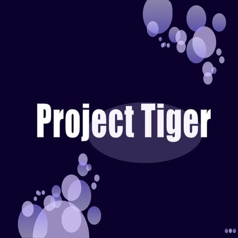 Project tiger | PPT