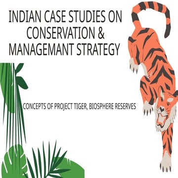 Project Tiger And Biosphere Reserves.pptx