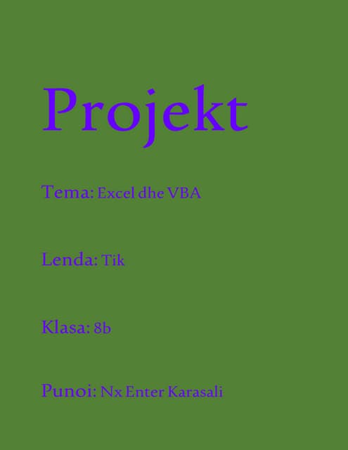 Microsoft Excel shqip | PPTX