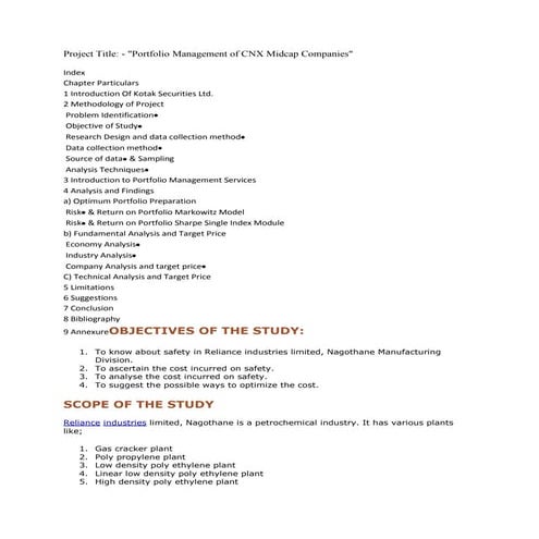 Project title | DOCX