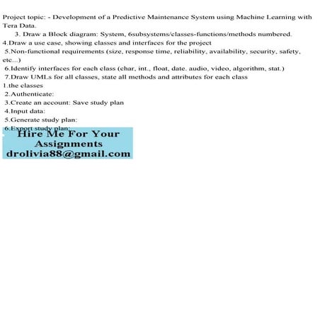 Project topic - Development of a Predictive Maintenance System usin.pdf