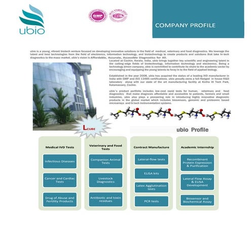 UBIO PROJECT TRAINING | PDF